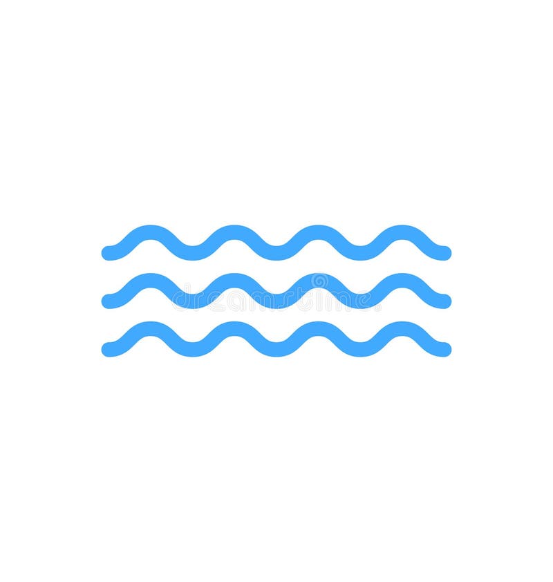 Water Wave Symbol and Icon Logos Stock Vector - Illustration of splash ...