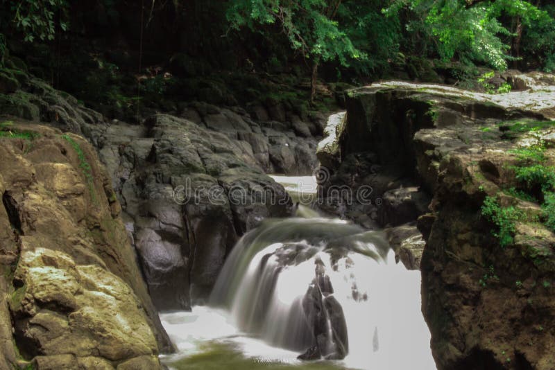 A simple waterfall! stock image. Image of awesome, thought - 125566291