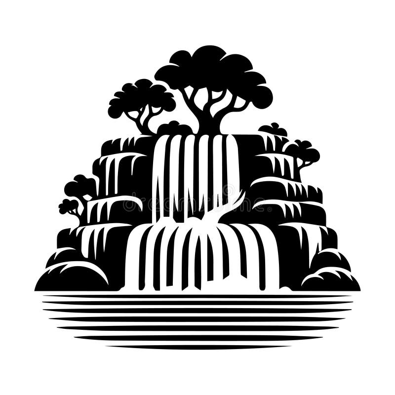 Simple Waterfall Modern Logo Stock Photos - Free & Royalty-Free Stock ...