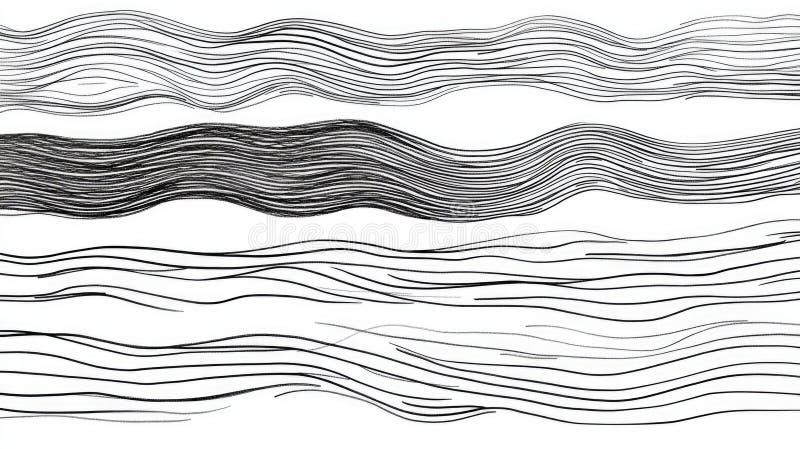 Simple Wave Design on a White Background Stock Photo - Image of graphic ...