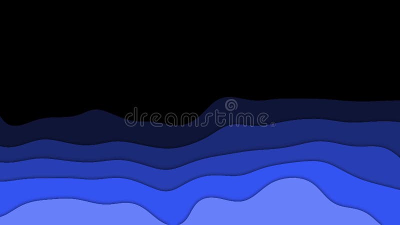Simple waves animation stock video. Video of simulation - 324848141