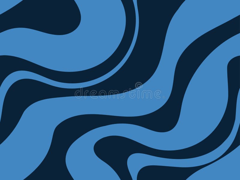 Simple Waves. Monochrome Abstract Seamless Pattern. Vector Doodle ...