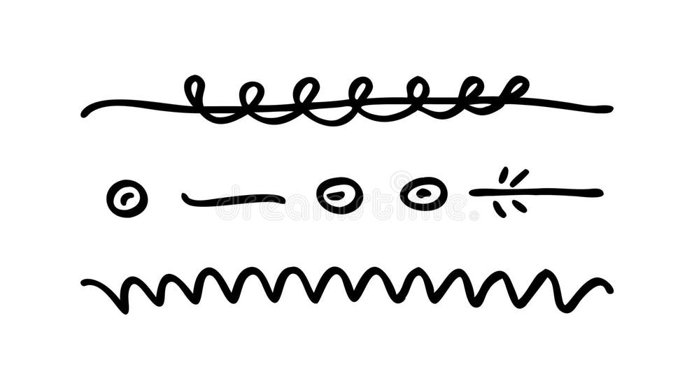 Simple Wavy Line Divider Icon, Decorative Element, Vector Design ...