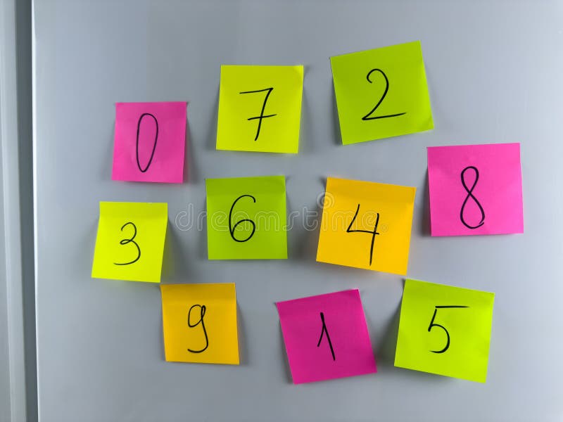 Simple Way To Help Child Remember Numbers with Colored Stickers Hanging ...