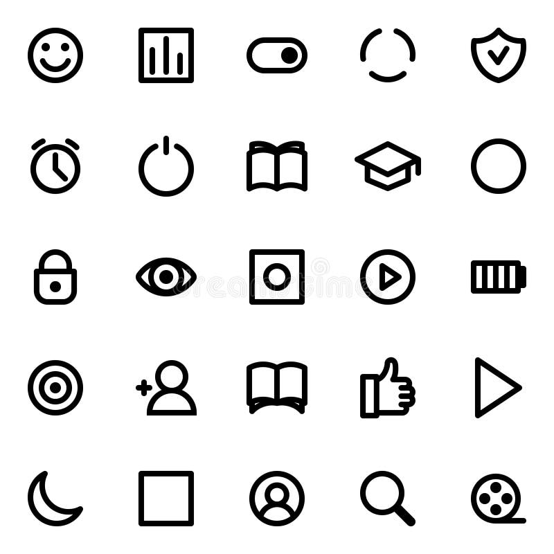 Simple Clock Interface Icons Stock Illustrations – 7,678 Simple Clock ...