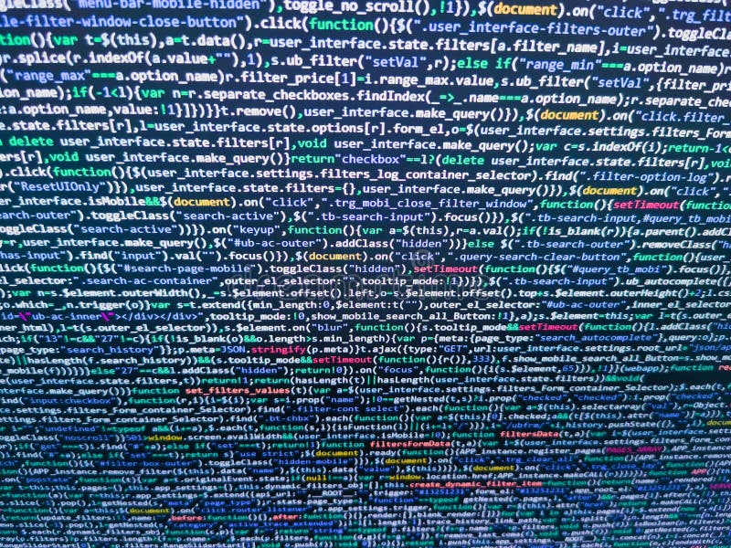 Simple Website Html Code With Colourful Tags In Browser View On Dark Background Php Code On