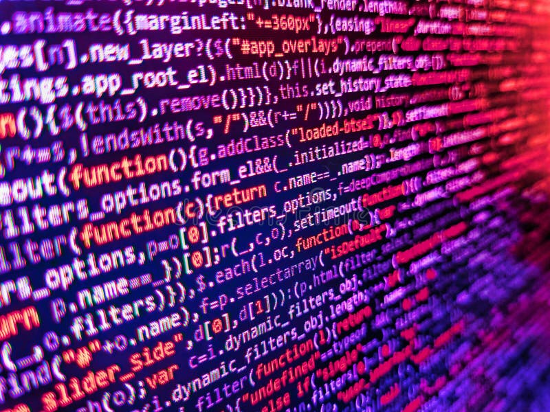 Website HTML Code Browser View on White Background Stock Image - Image ...