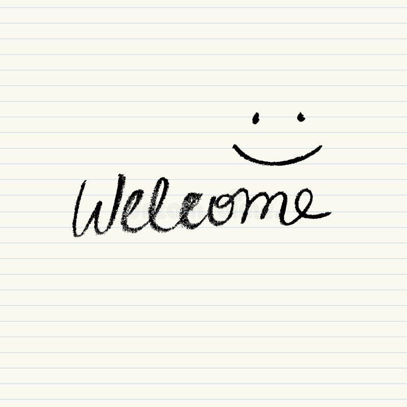 Simple Welcome sign stock vector. Illustration of multilingual - 52779251