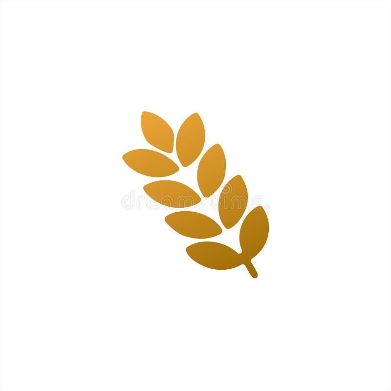 Simple Wheat Grain Agriculture Icon. Illustration Stock Illustration ...