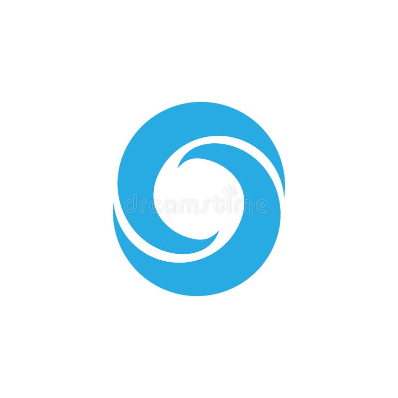 Simple Whirlpool Logo Illustration Design Stock Illustration ...