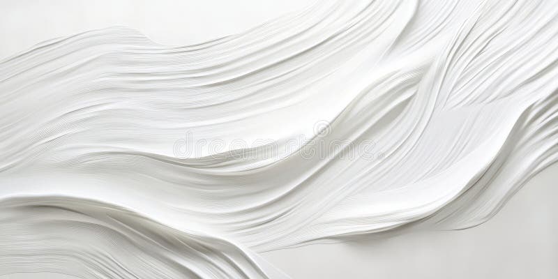 Simple White Background Delicate Brushstroke Patterns Resembling Waves ...