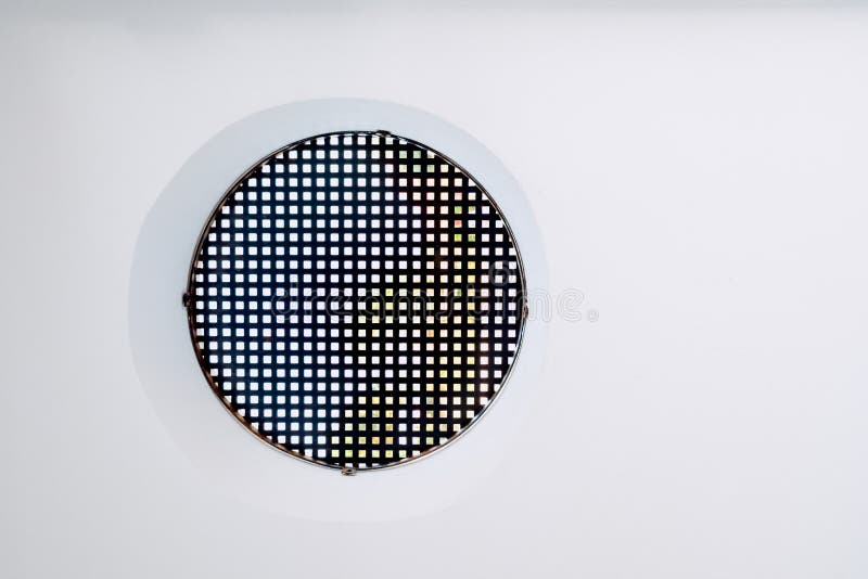 Simple White Background with a Round Window in the Center for Free Use ...