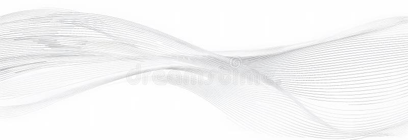 Abstract Minimalist Line Art - Grey Lines on White Background Stock ...