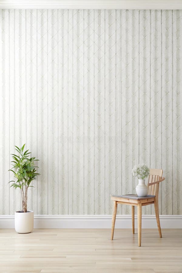 Simple White Background Wallpaper Design Stock Illustration ...