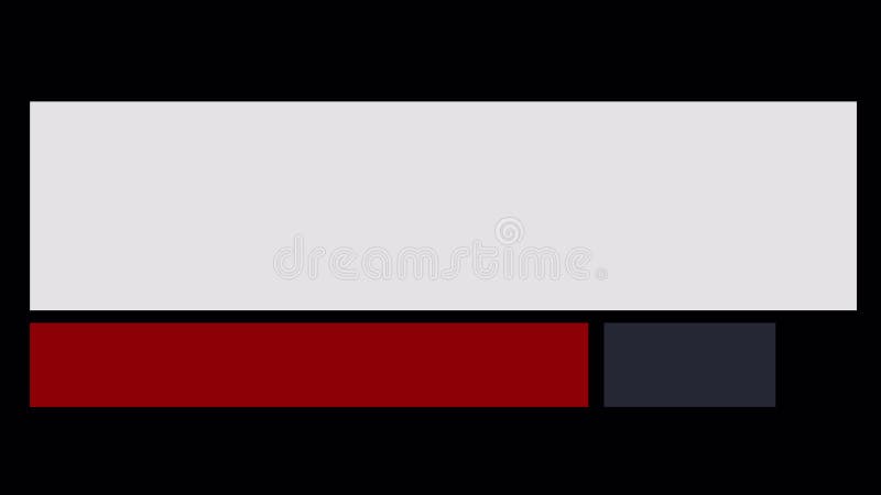 Simple White Black and Red Colored Rectangular Lower Third Title ...