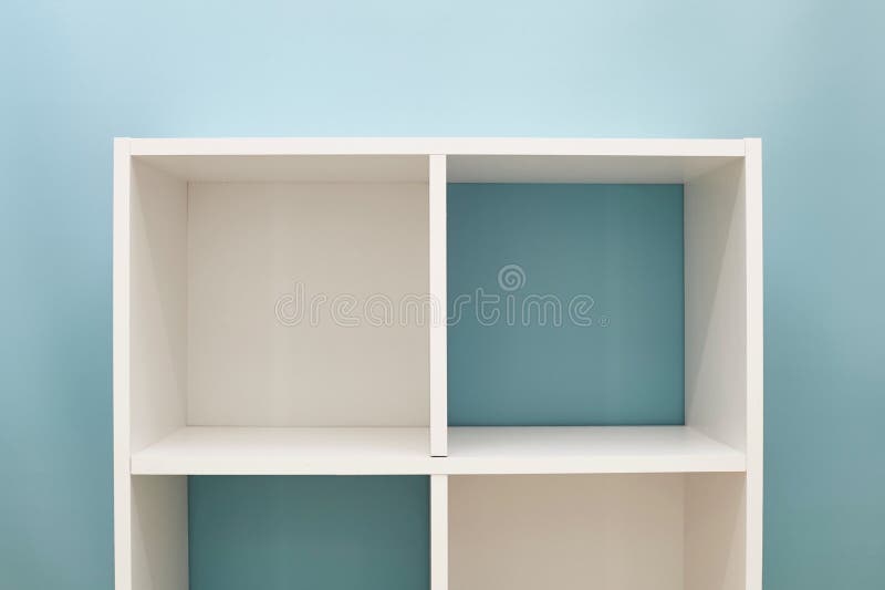 Simple White Book Case stock image. Image of bookshelf - 62339399