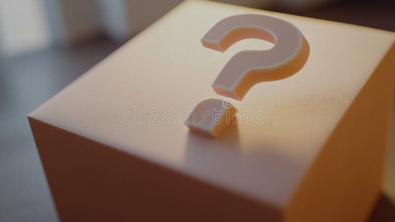 Simple White Box Question Mark Symbol Stock Photos - Free & Royalty ...