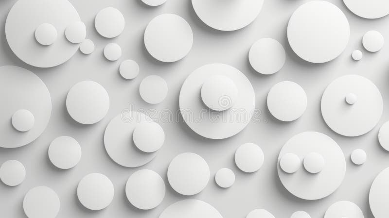 Simple White Circles with Abstract Modern Background Stock Image ...