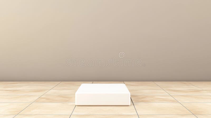 Pure White Space Simple Cube Display Stock Illustrations – 137 Pure ...