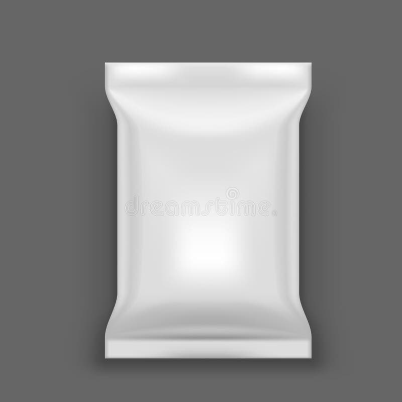 Simple White Glossy Packaging Isolated on White Stock Vector ...
