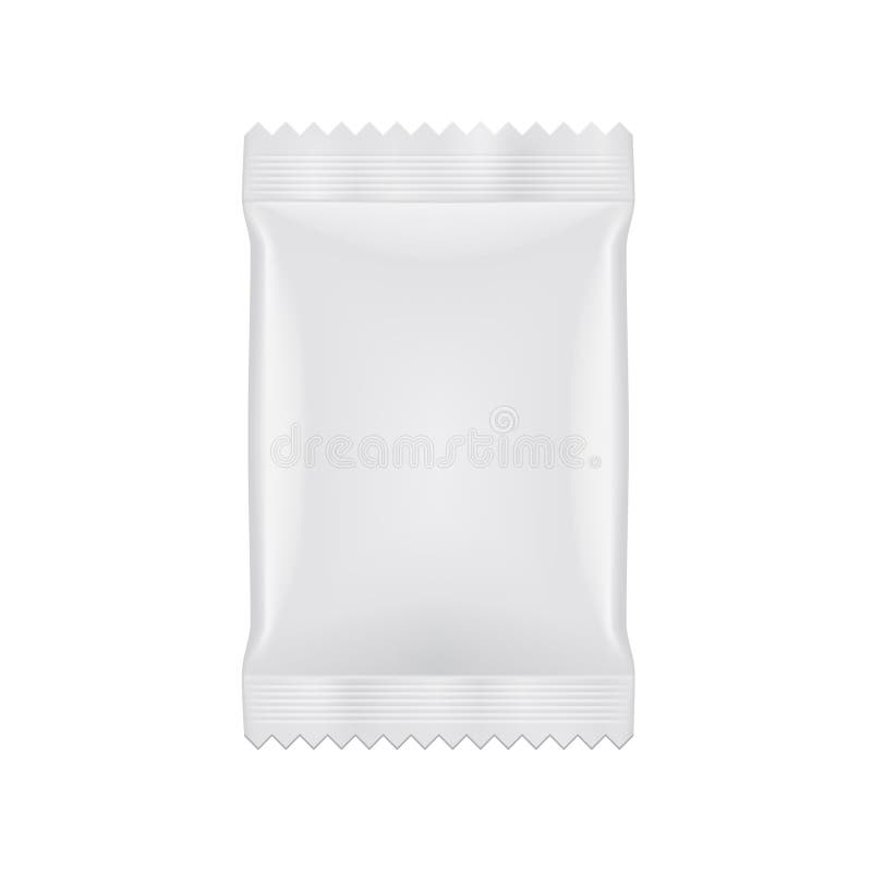 Simple White Glossy Packaging Isolated on White Stock Vector ...