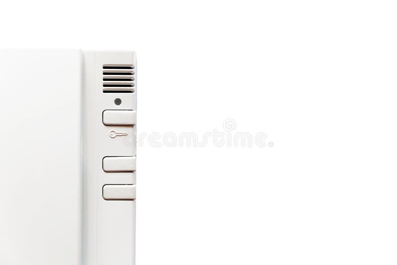 Simple White Intercom, Entry Phone with Speaker, Microphone and a Lock ...