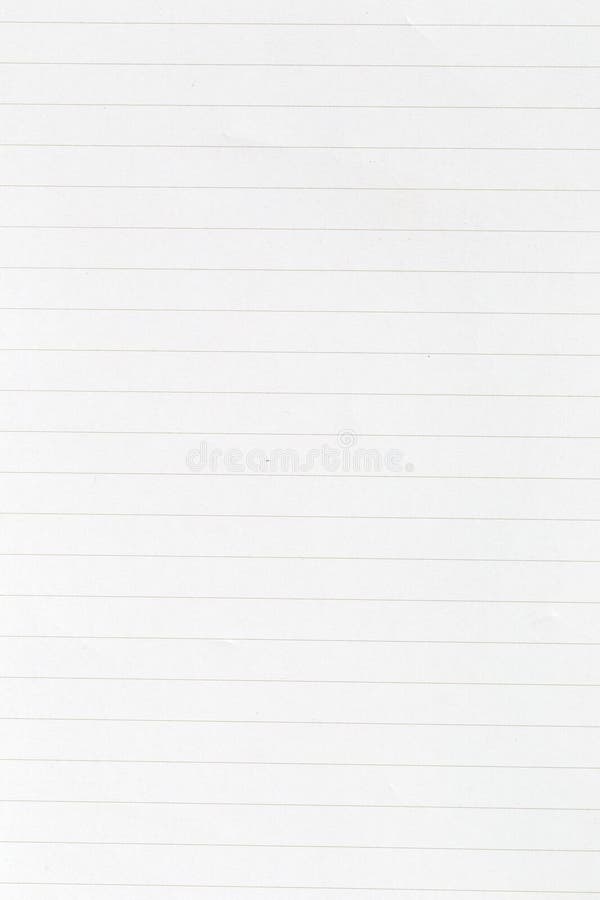 Simple White Lined Paper Background for Design Use Stock Image - Image ...