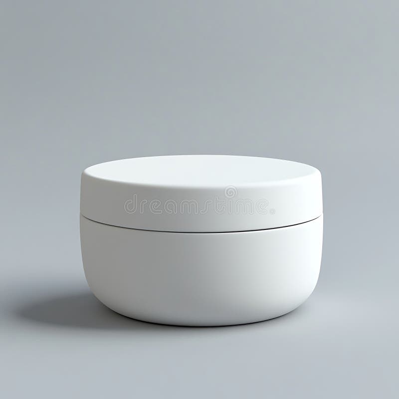 Simple White Minimalist Container for Modern Storage Solutions Stock ...