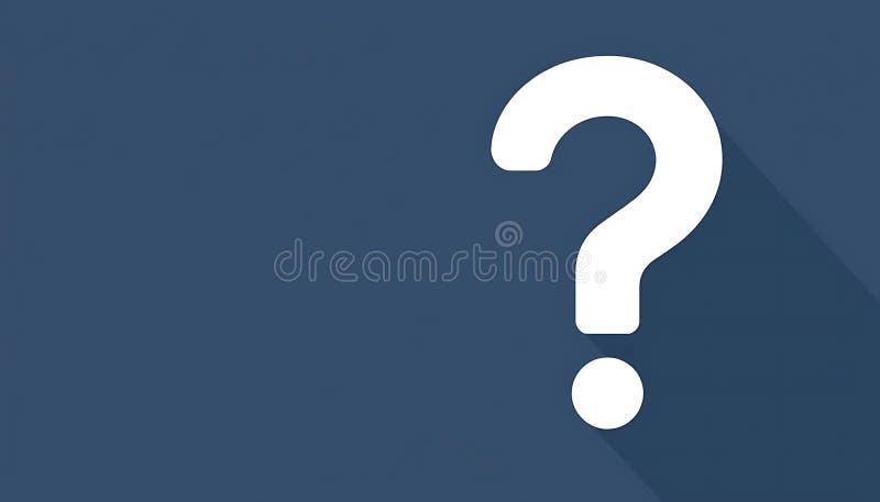 Simple Question Mark stock illustration. Illustration of simple - 360138309