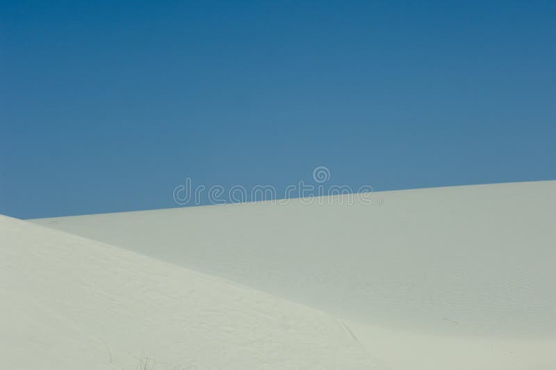 Simple White Sand Dune stock image. Image of travel, desert - 24612877