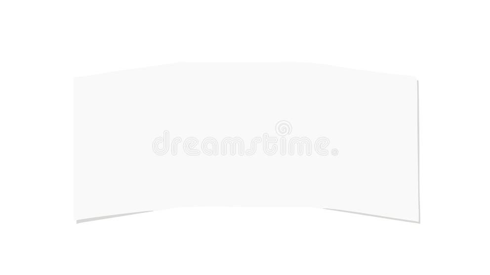 Simple White Sign or Label Icon for Text Content, Vector Design ...