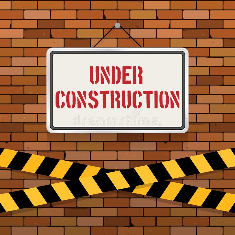 Closed Door Under Construction Sign Stock Illustrations – 66 Closed ...