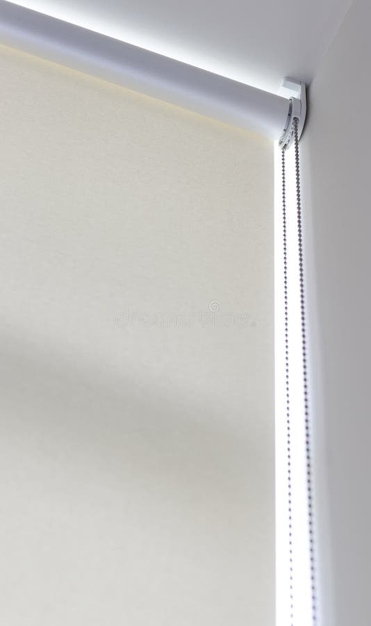 Roller Blind Chain Mechanism Close-up. Stock Image - Image of aesthetic ...