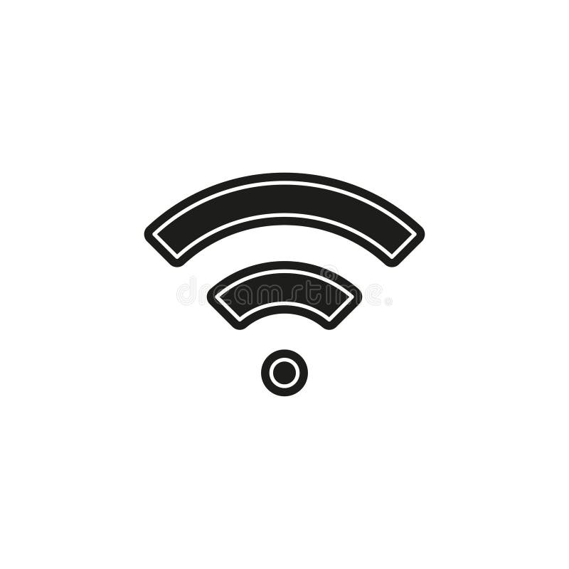 Simple Wifi Icon, Hot Spot Vector Illustration Stock Vector ...