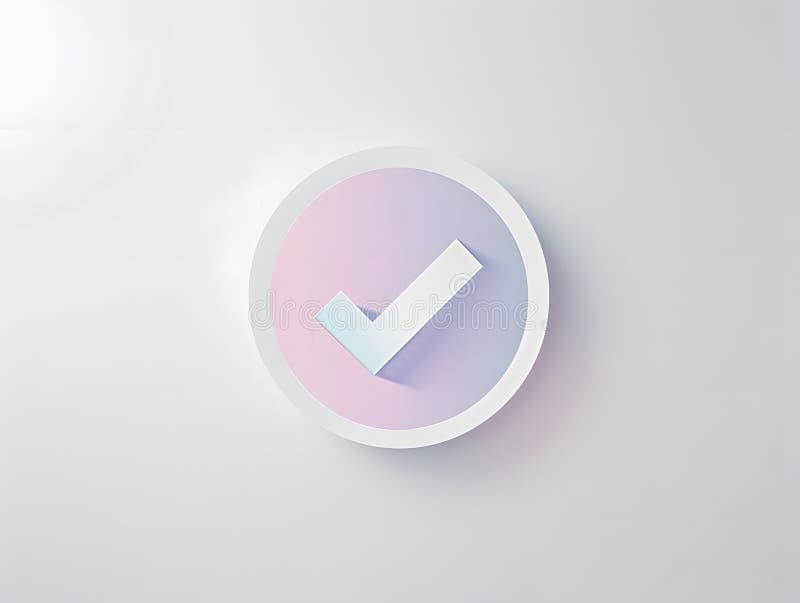 Simple Win Approval Confirmation Checkmark Icon Symbol Stock ...