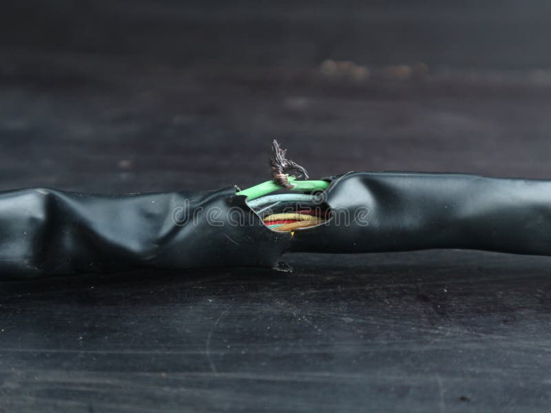 Automotive Wiring Connections Experiencing Electrical Problems. Stock ...