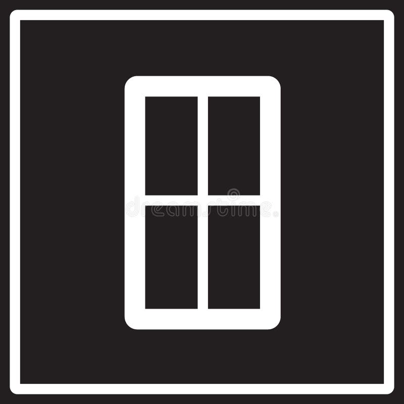 Simple Window Logo, Design for, Interior, Construction, Architecture ...