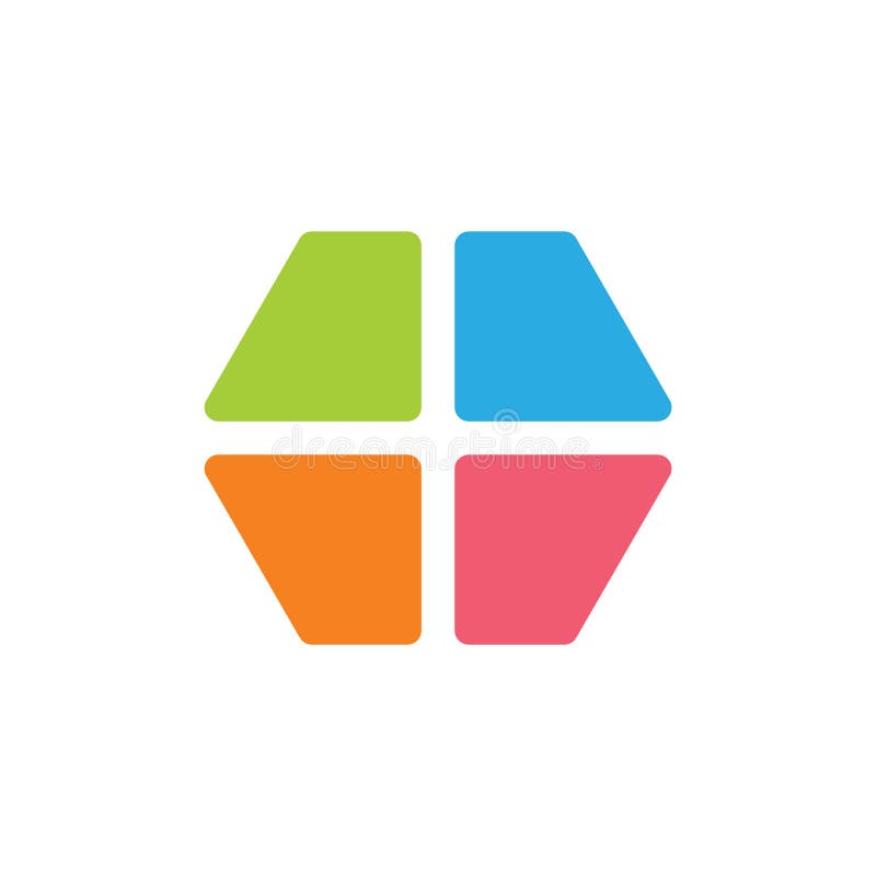 Simple Window Shape Logo Vector Stock Vector - Illustration of ...