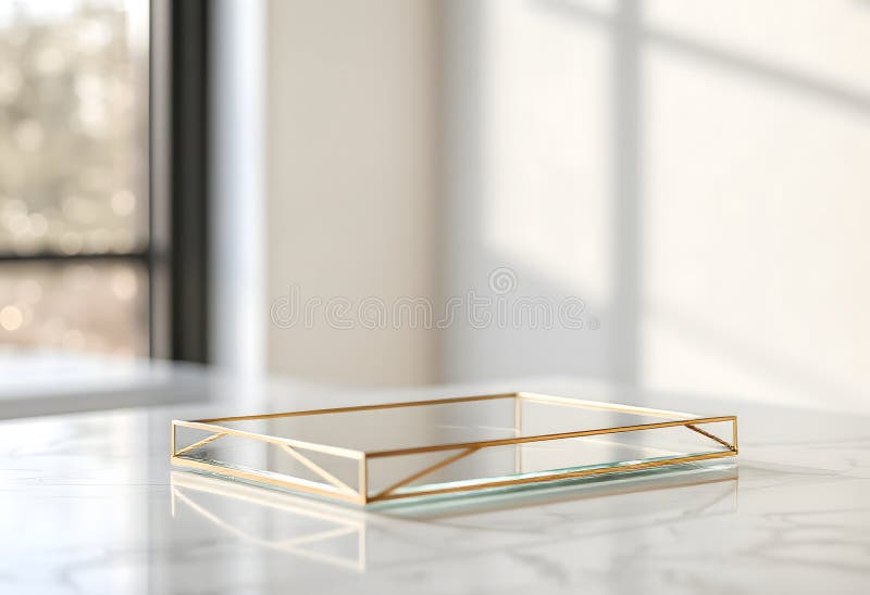 Simple Wire Frame Product Stage Stock Illustration - Illustration of ...