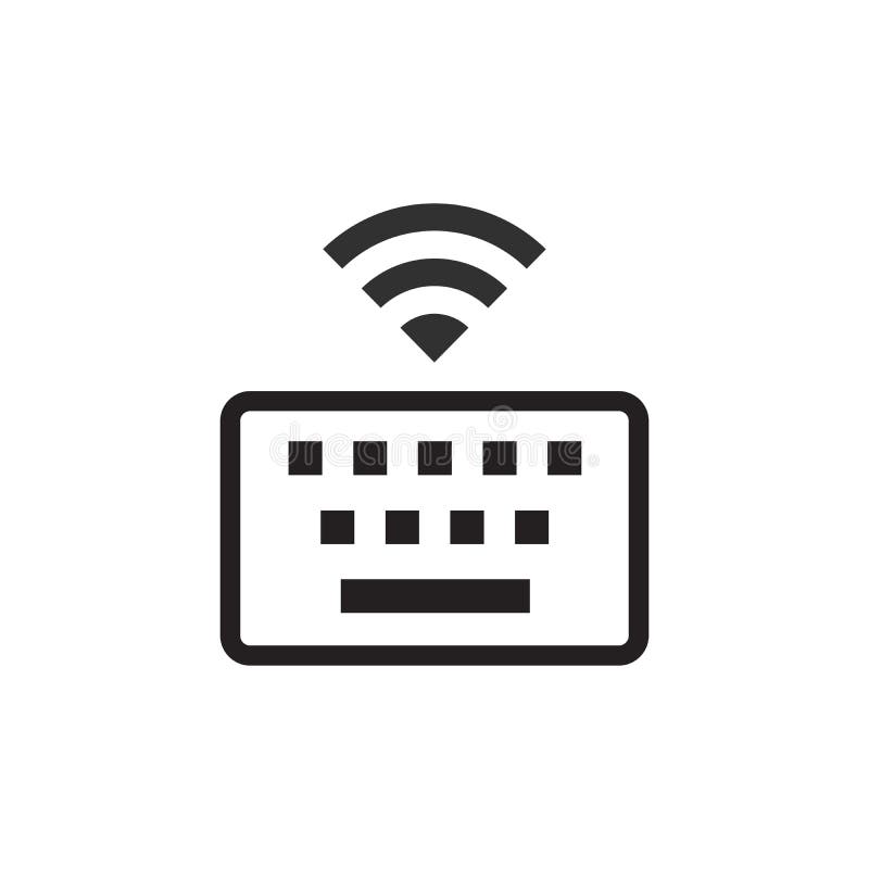 Symbol Keyboard Key. Stock Vector Illustration Isolated on White ...