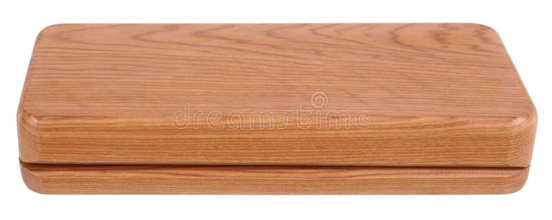 Closed wooden box stock image. Image of white, isolated - 224215649