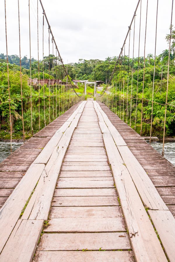 Simple Wooden Bridge stock image. Image of landscape - 61379255