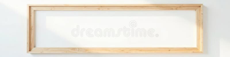 Simple Wooden Frame on White, Ready for Your Art, Object, Brown, Home ...