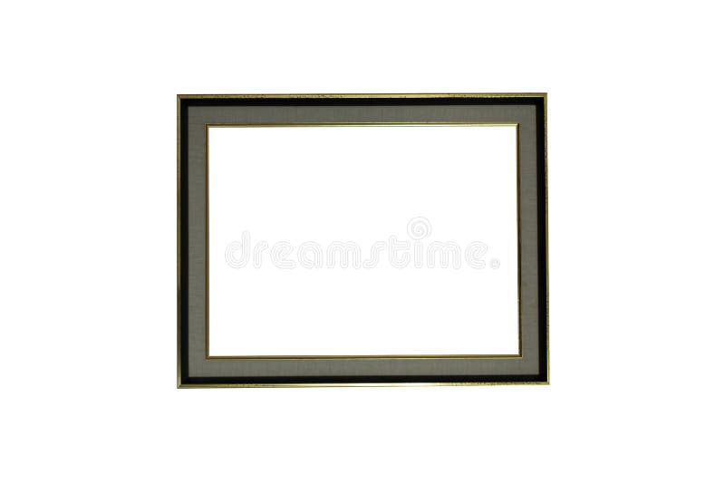 Simple Wooden Picture Frames Stock Image - Image of gold, modern: 70642793