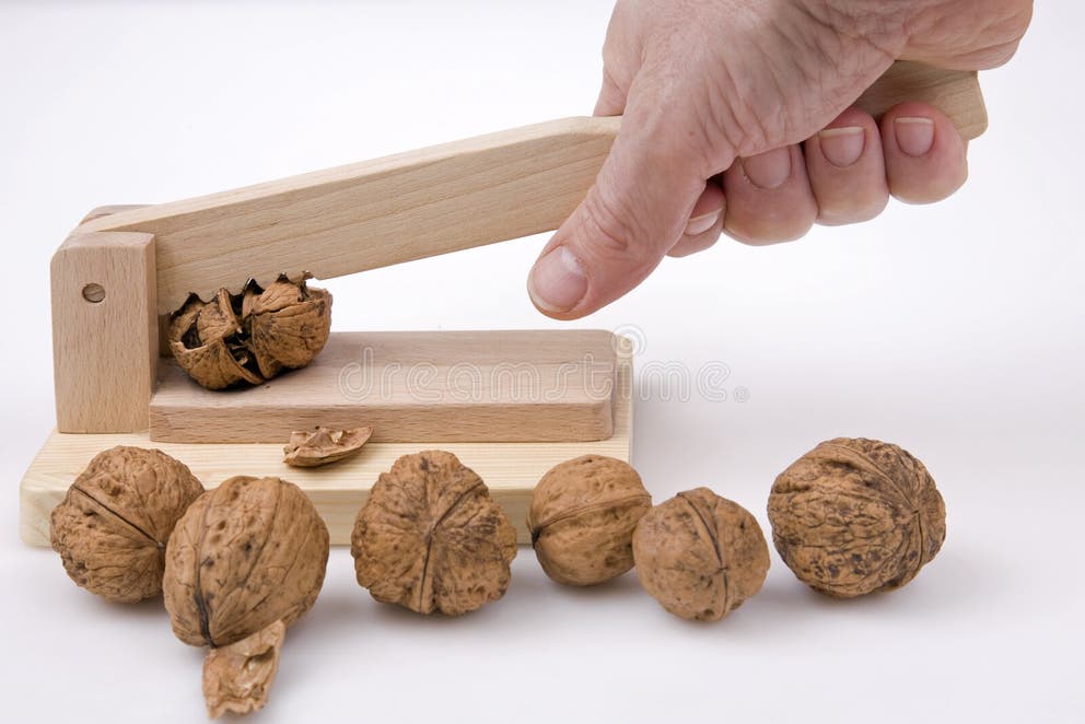 A Simple Wooden Tool: Nutcracker Stock Photo - Image of isolated, home ...