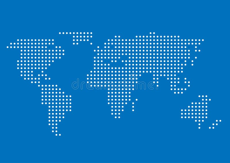 Simple World map stock vector. Illustration of digital - 106391607