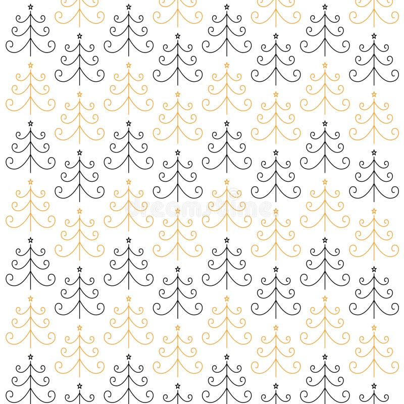 Simple Xmas Trees Pattern Texture Background Stock Vector ...