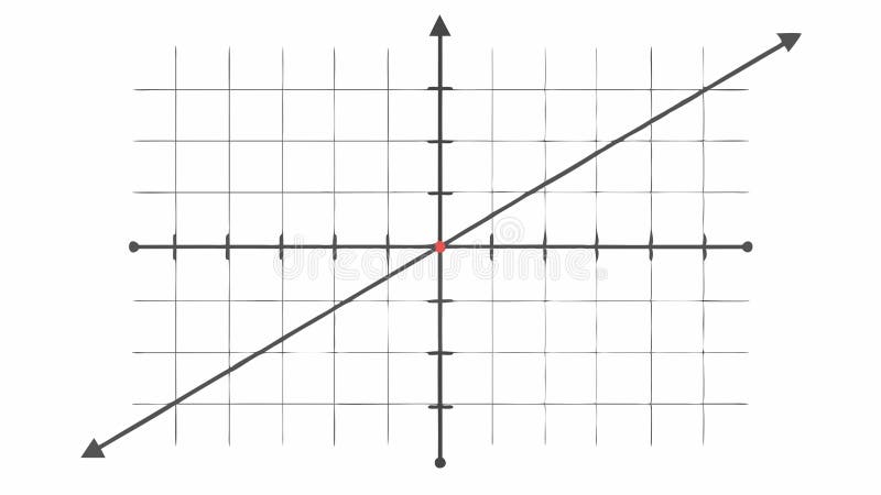 Simple XY Coordinate Graph, Basic Mathematical Plotting, Vector Design ...