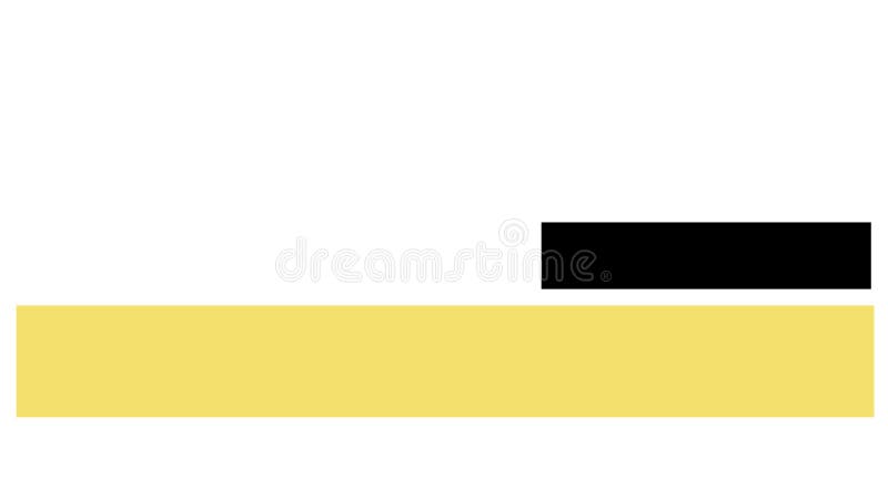 Simple Yellow and Black Colored on-off Animating Lower Third Title ...