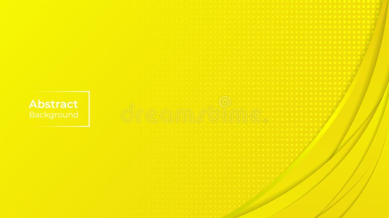 Simple Yellow Business Background with Yellow Border in the Bottom ...